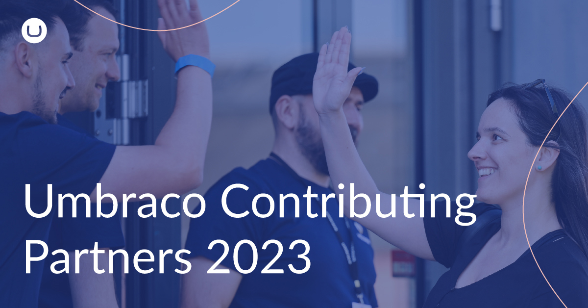 Announcing: Umbraco Contributing Partners 2023