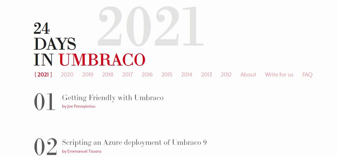 Umbraco Product Update - December 8th, 2021