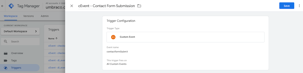Tracking Umbraco Forms with Google Tag Manager