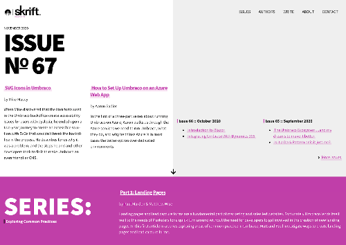 Inside the Running of Skrift Magazine