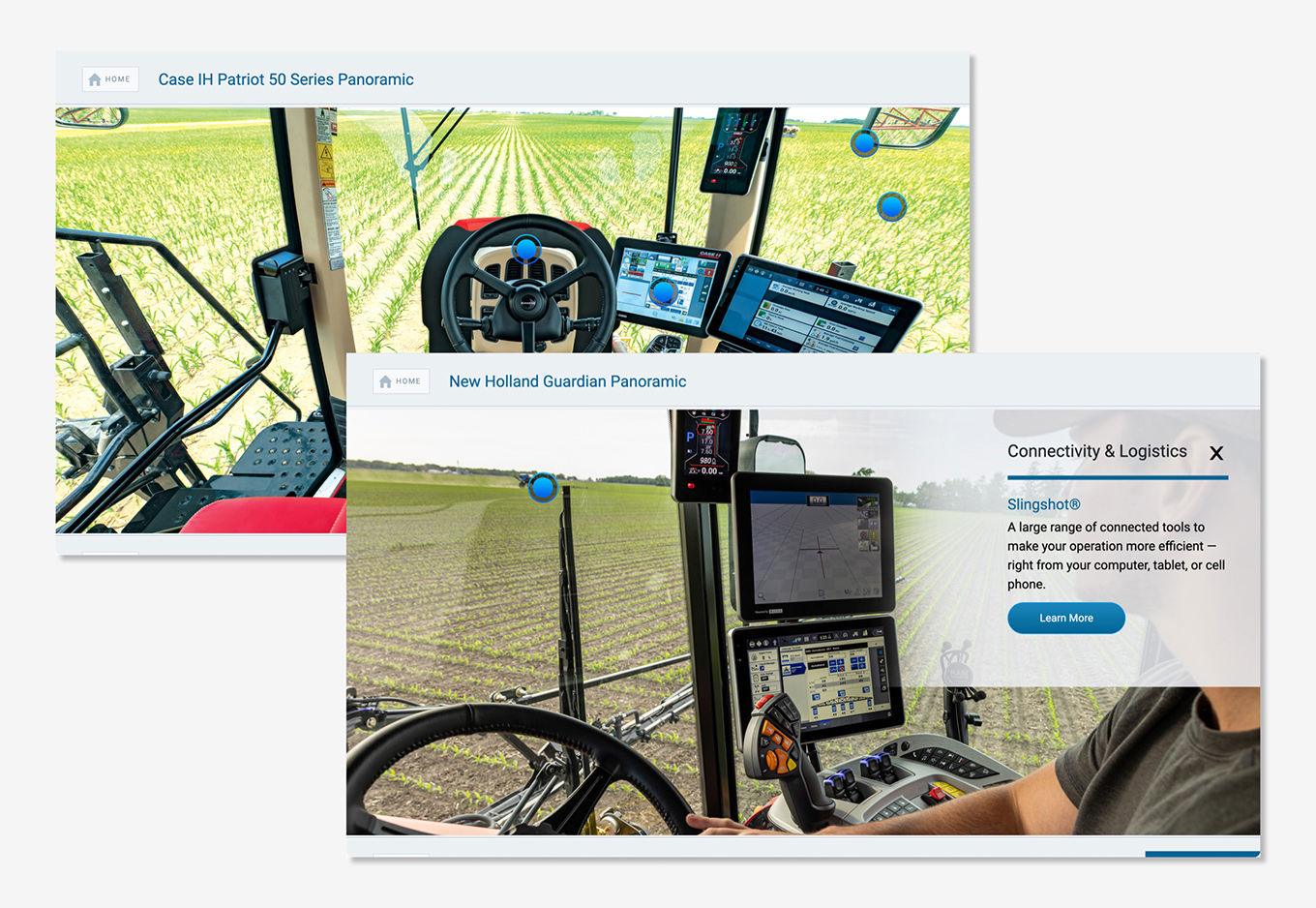 A web-free web app for Raven Industries