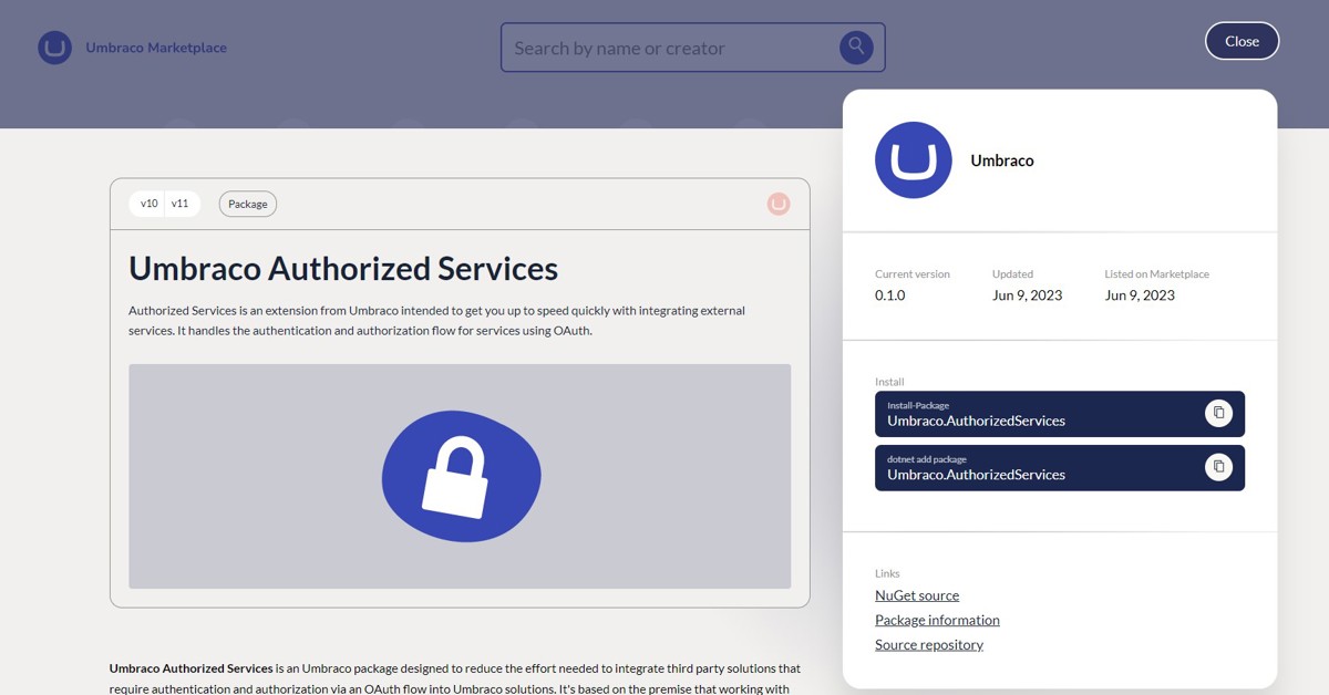 Introducing Umbraco Authorized Services