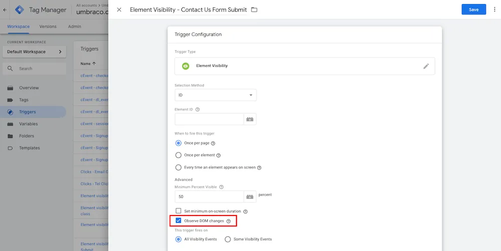 Tracking Umbraco Forms with Google Tag Manager
