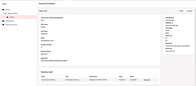 Integrating Umbraco Forms with emerchantpay