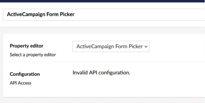 Integrating Umbraco CMS and Forms with ActiveCampaign