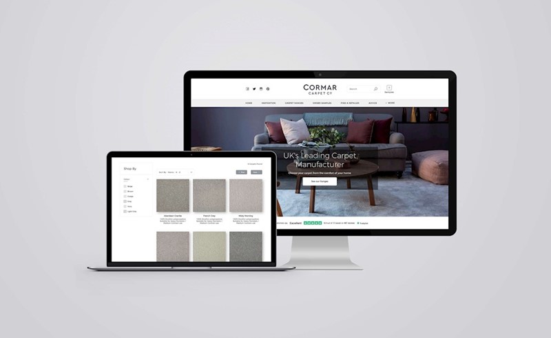 Umbraco CMS case study Cormar Carpet Company