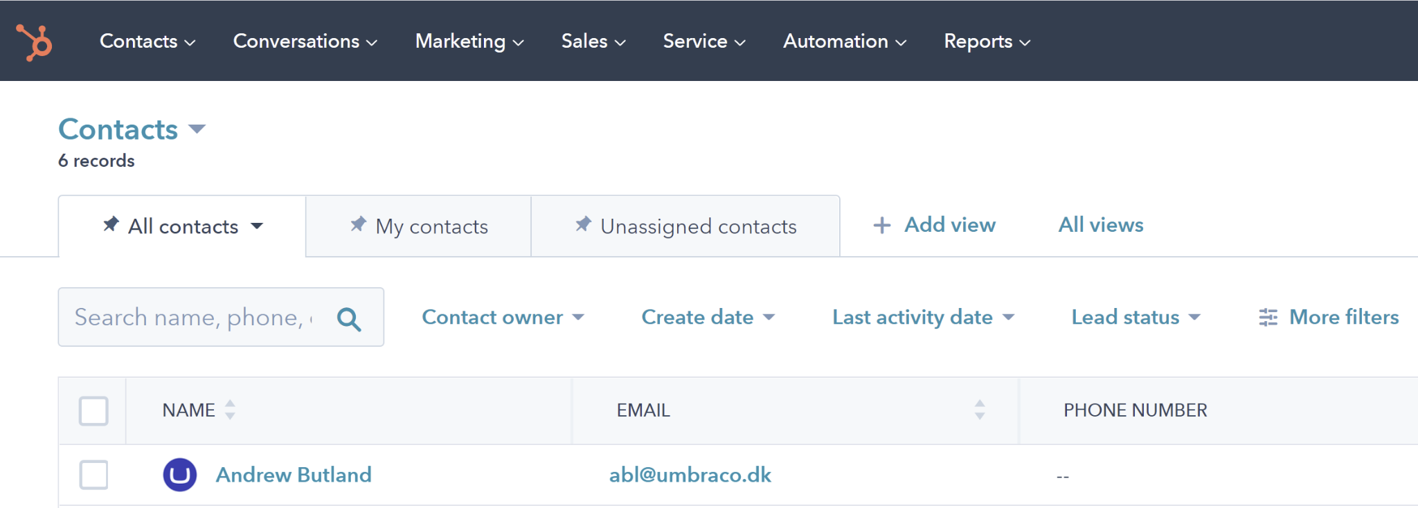 Integrating Umbraco Forms with HubSpot CRM