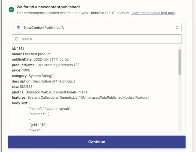 Integrating Umbraco with Zapier
