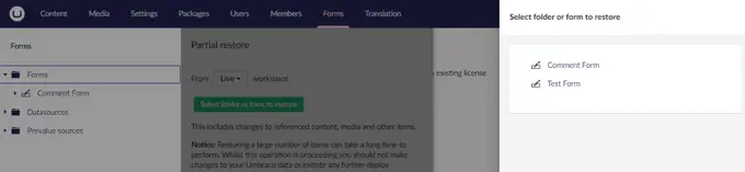 Umbraco Forms 8.12/9.4 and Deploy 4.6/9.4 Release