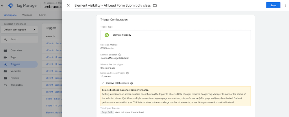Tracking Umbraco Forms with Google Tag Manager