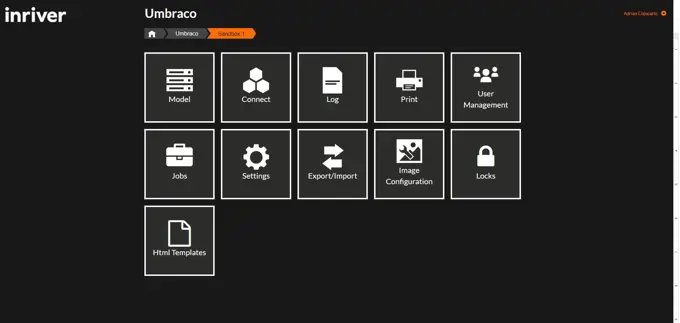 Integrating Umbraco CMS with inriver
