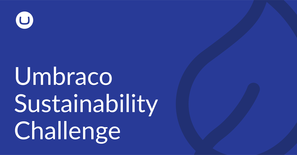 Introducing the Umbraco Sustainability Challenge